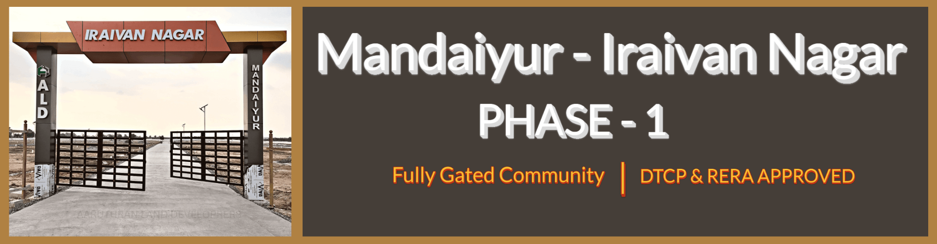 ALD Dream city - Mandaiyur Iraivan Nagar PHASE - 2